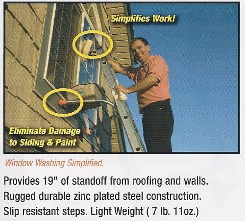 Extension Ladder Stand-Off Stabilizer for Clean/Repair Gutter Window ...