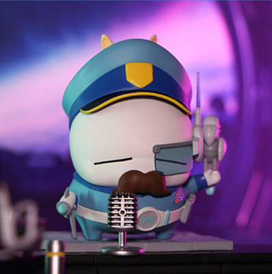 MASHIMARO X Rogue Rabbit Space Series captain Mini Figure Designer Art ...