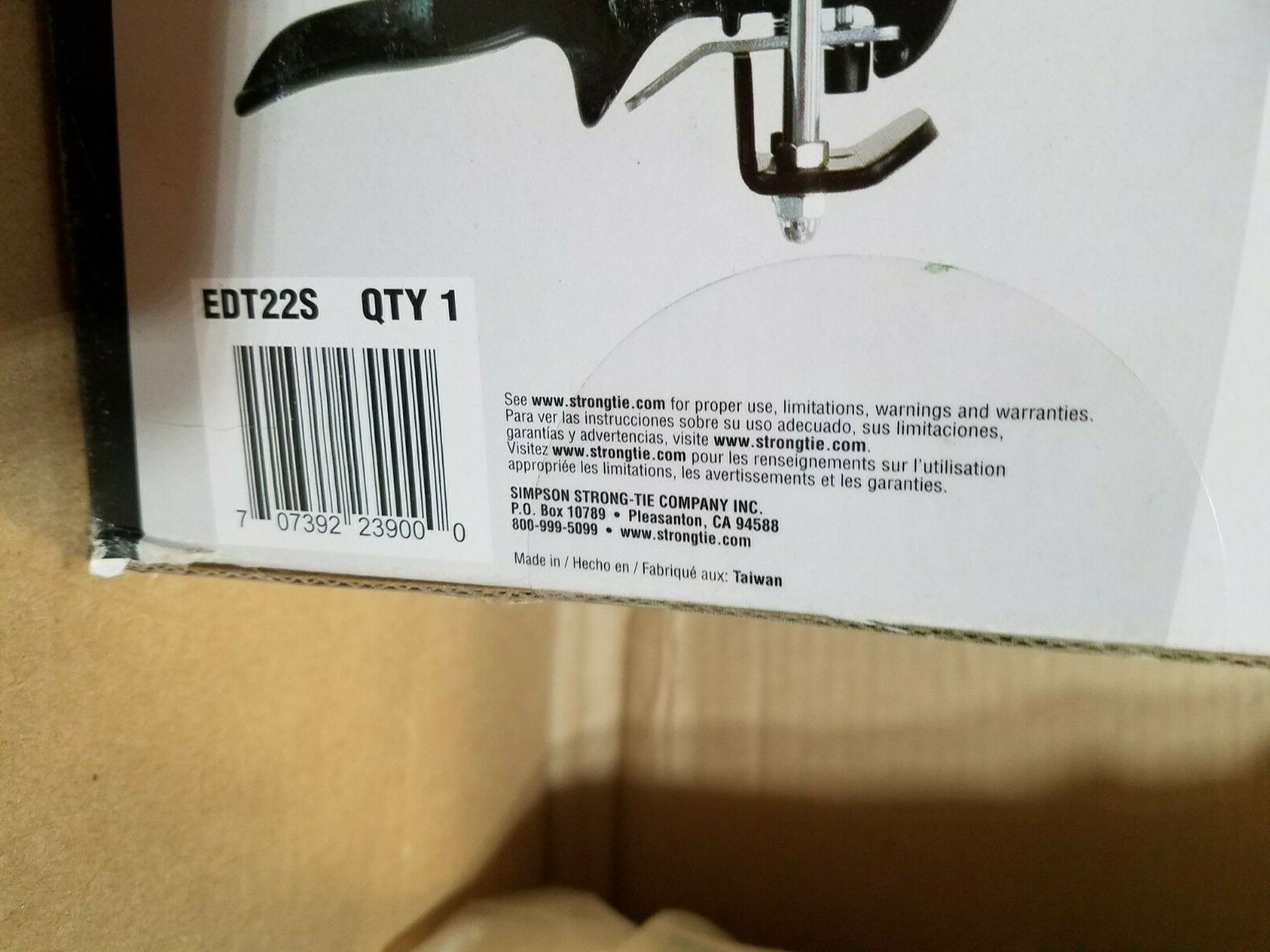 Simpson Adhesive Manual Dispensing Tool 22oz. cartridges EDT22S Strong ...