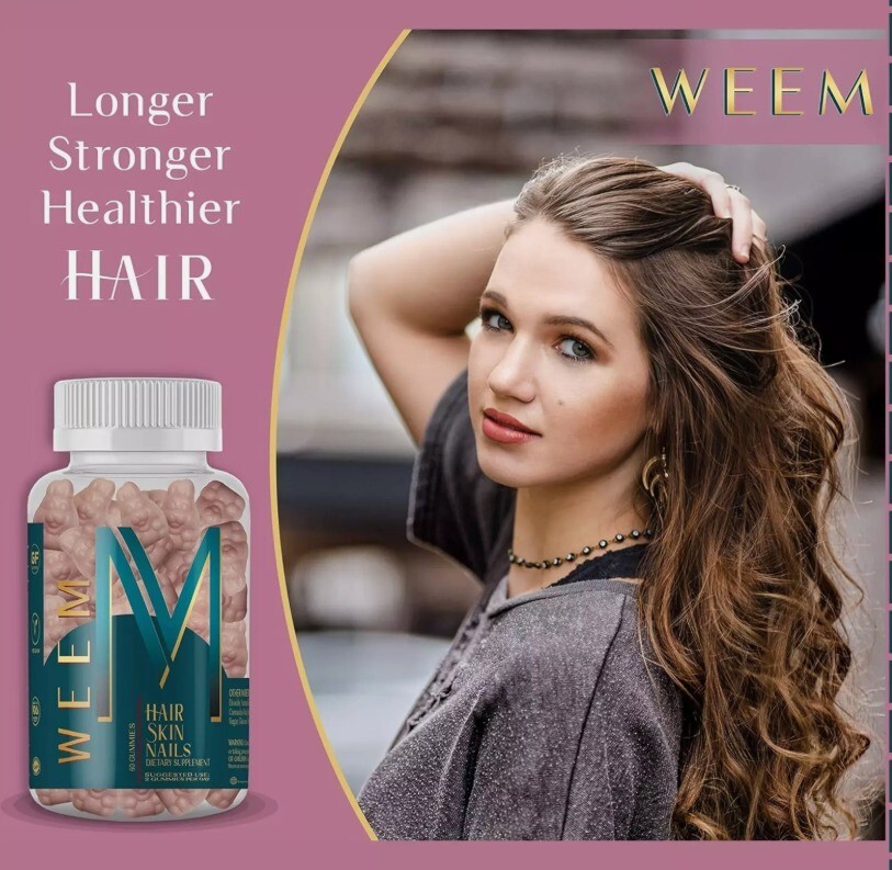 2 Pack WEEM Hair Skin and Nails Gummies, Cruelty-free 60 ct. Free Shipping | eBay