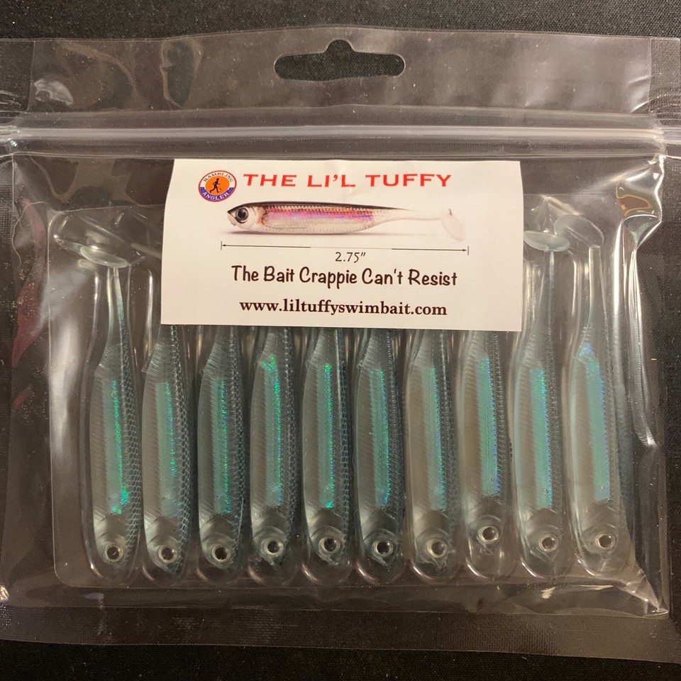 Bait made for crappie, bass and speckled trout The Li'L TUFFY Swimbait ...