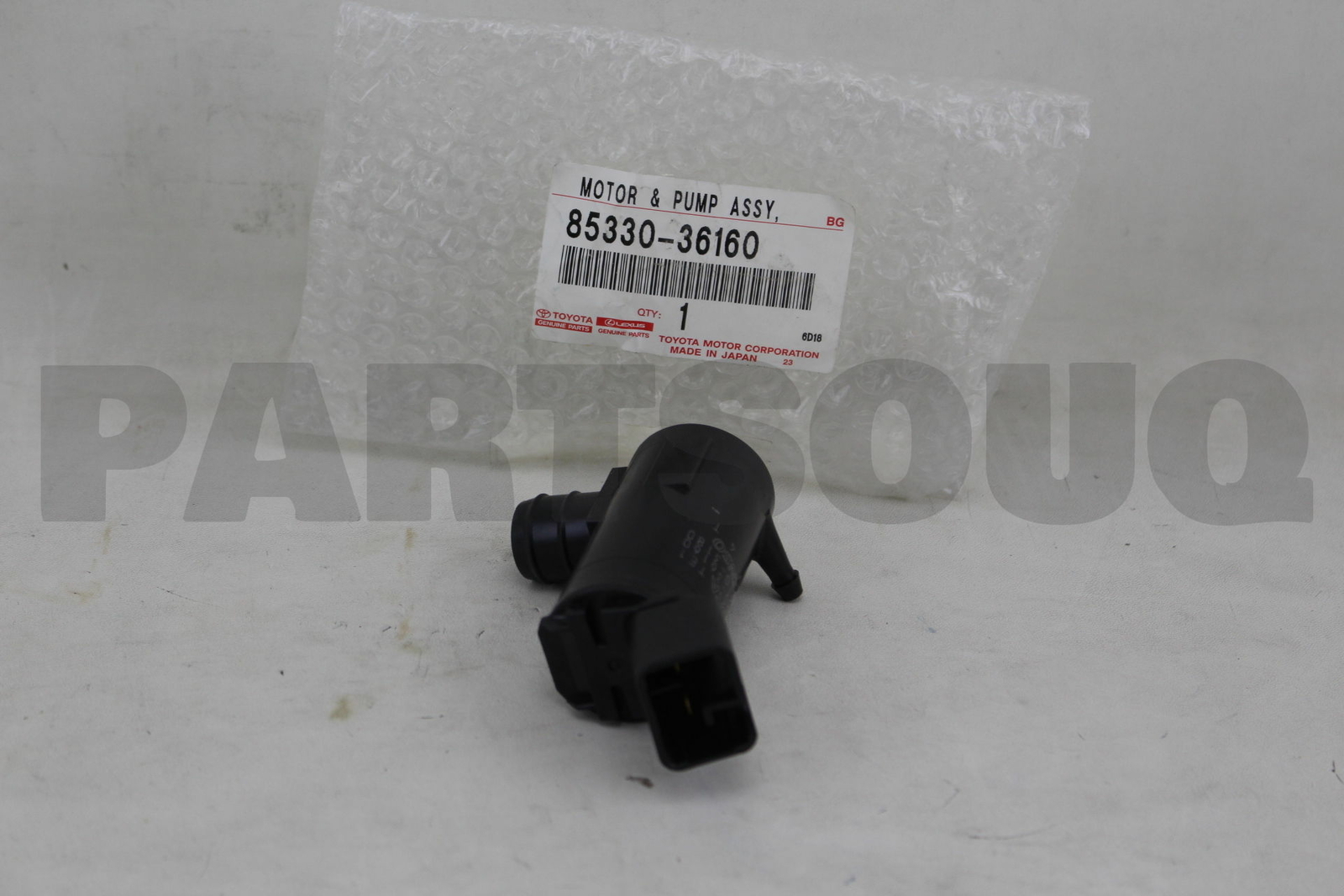 8533036160 Genuine Toyota MOTOR AND PUMP ASSY, WINDSHIELD WASHER 85330 ...