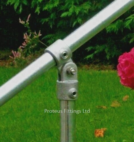 Outdoor Safety Rail 1m Metal Handrail Garden Steps Mobility Adjustable ...