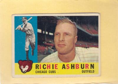 1960 Topps #305 Richie Ashburn Cubs VG Very Good #24730 | eBay
