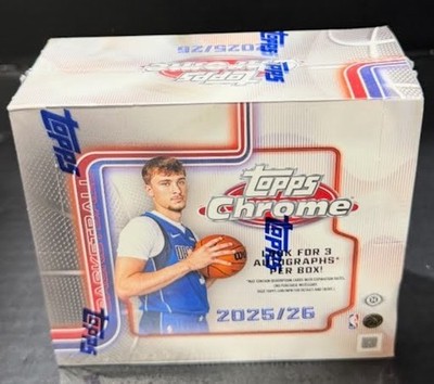 NBA 2025/26 Topps Chrome Jumbo Basketball (1) One Sealed Box Flagg VJ 2 ...