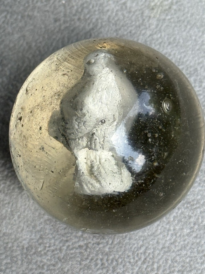 Large 2" Antique German Sulfide Bird Marble | eBay