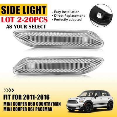 2-20X For Mini Cooper Countryman 2011-16 R60 R61 Side Marker Light ...