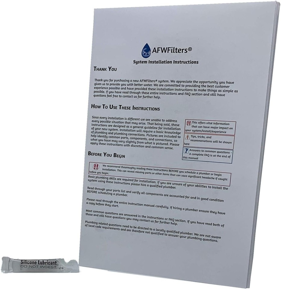 AFW Filters Air Injection Platinum 20 with Fleck 2510SXT Vortech Tank ...