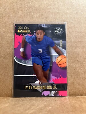 Ty Ty Washington /150 2022 Wild Card Matte Paint Ball Insert | eBay