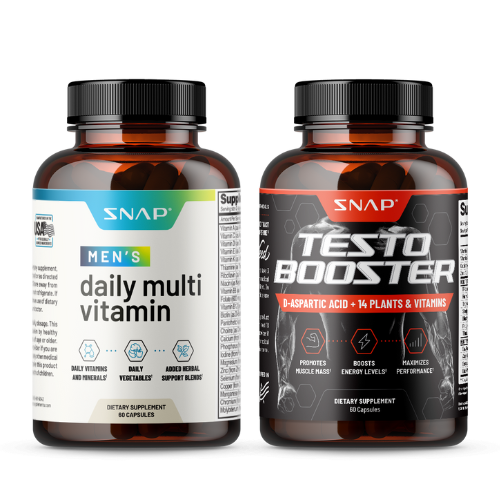 Testo for Men + Daily Multi Vitamins, Male Enhancement Pills, General ...