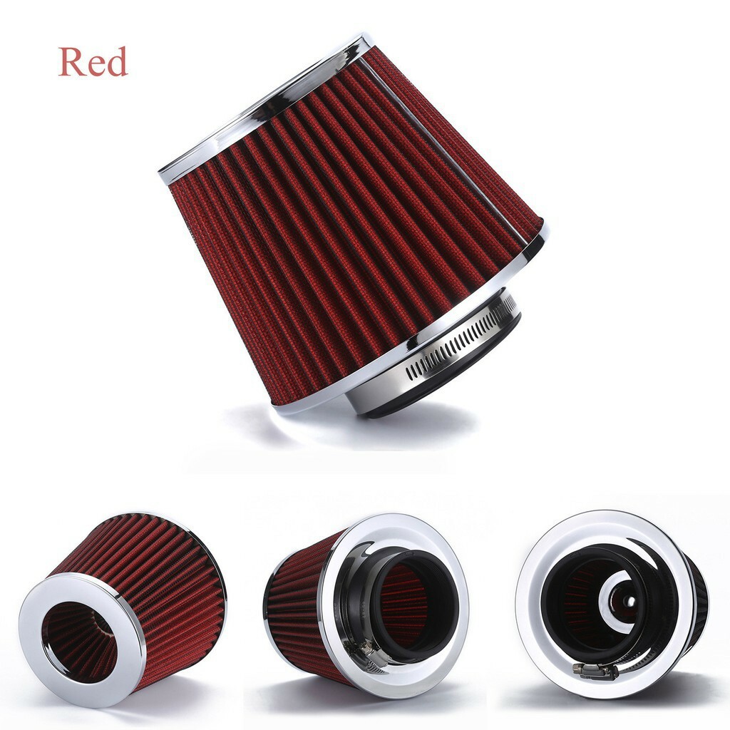 Universal Car Air Filter 3inch 76mm Cold Air INTAKE Supercharger Cone ...