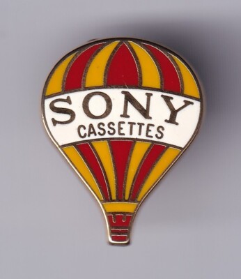 RARE PINS PIN'S .. TV RADIO MUSIQUE JAPON SONY FRANCE BALLON HOT AIR ...