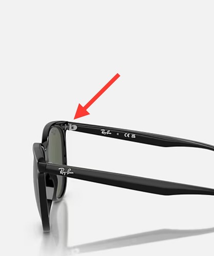 Ray Ban RB4378 Replacement Silver Temple Hinge Screws Genuine ITALY | eBay