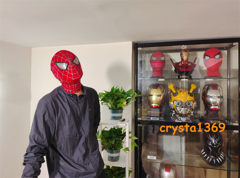 NEW Toby Classic Spider-man Helmet Halloween Cosplay 3D Mask Helmet ...