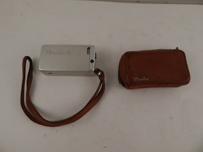 vintage MINOLTA 16 Subminiature CAMERA w/case 1960's JAPAN | eBay