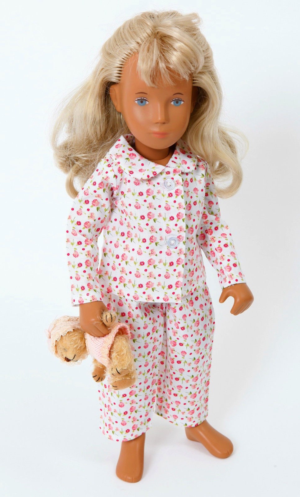 FRILLY LILY PRETTY FLOWER PYJAMAS TO FIT 18 INCH DESIGN A FRIEND DOLL ...