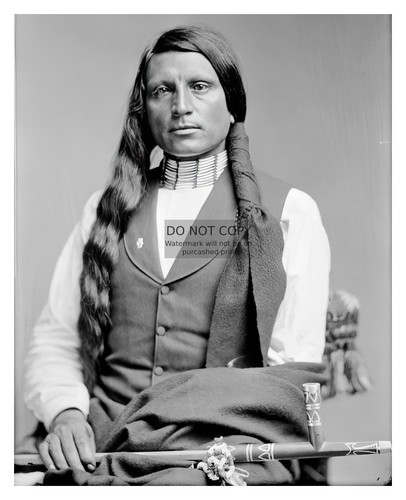 CHIEF RED HORSE OGLALA SIOUX NATIVE AMERICAN HOLDING PIPE 8X10 PHOTO | eBay