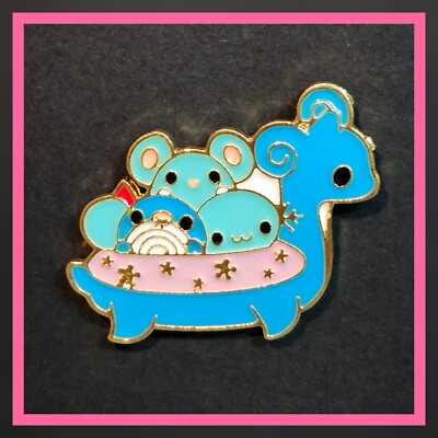 Lapras And Friends 1" Enamel Pin | eBay