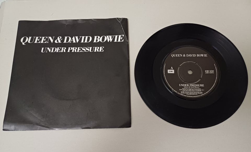 Queen & David Bowie - UNDER PRESSURE - FACTORY SAMPLE EMI 5250 A-2 B-3 ...
