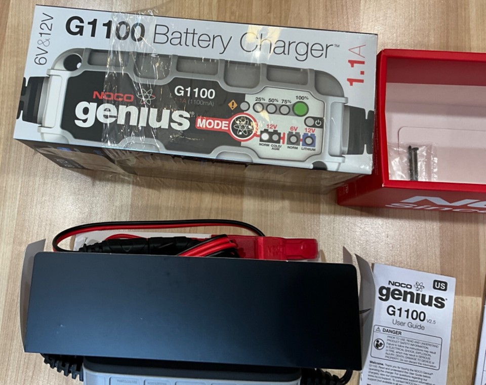 Noco Genius G1100 Car Battery Charger Household Vehicle Car Output 6-12 ...