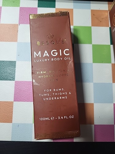 Besque Magic Body Oil LUXURY BODY OIL FOR Bum Thighs & Tums 3.4oz. New ...
