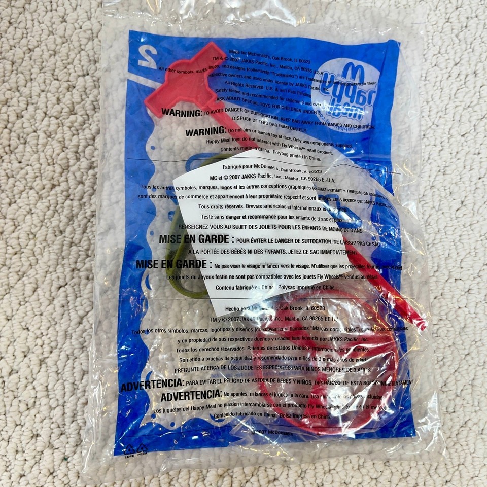 Copter Launcher 2 Fly Wheels #2 McDonald's Happy Meal Toy Sealed 2007 ...