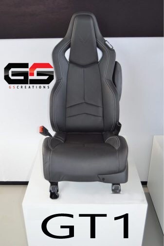 2020+ C8 Corvette GT1 Adrenaline RED Front Seat Head Rest Covers 2Pc ...