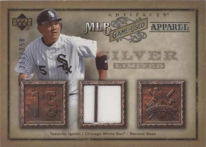 2006 Upper Deck Artifacts - Mlb Apparel Tadahito Iguchi #MLB-TI Silver ...