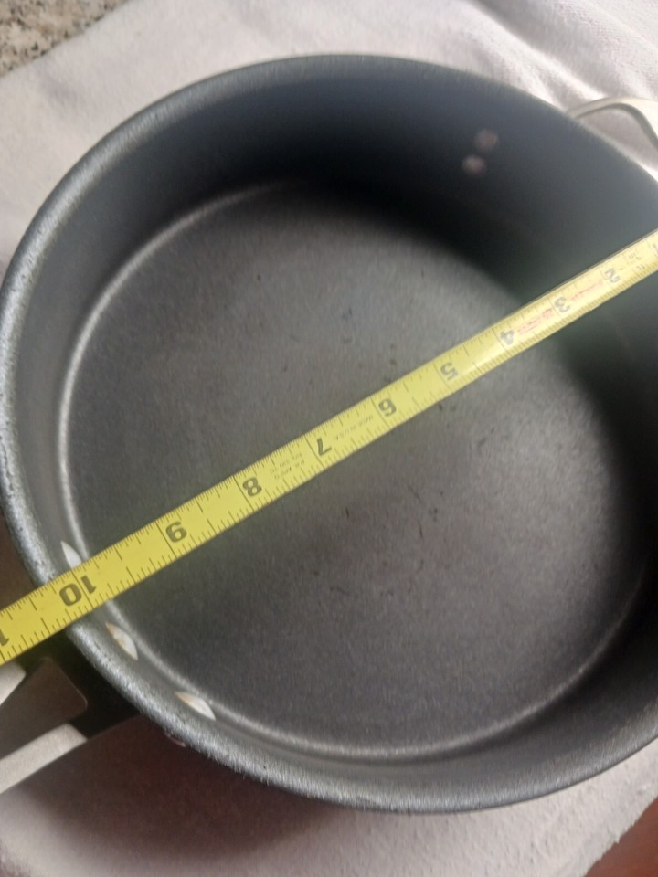 Calphalon Stainless Steel 3Qt Deep 10” Skillet Saute Frying Pan & Lid ...