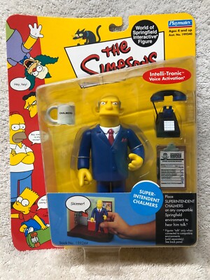 SUPERINTENDENT CHALMERS Simpsons world of Springfield figure wos series ...