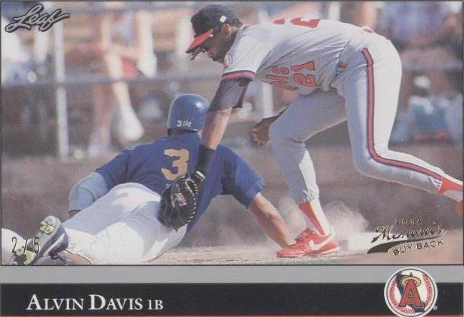 1992 Leaf - Alvin Davis #168 Gold /5 for sale online | eBay