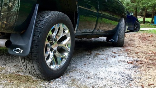 Chevrolet Silverado Avalanche Rear MOULDED Splash Mud Guards 19213393 ...
