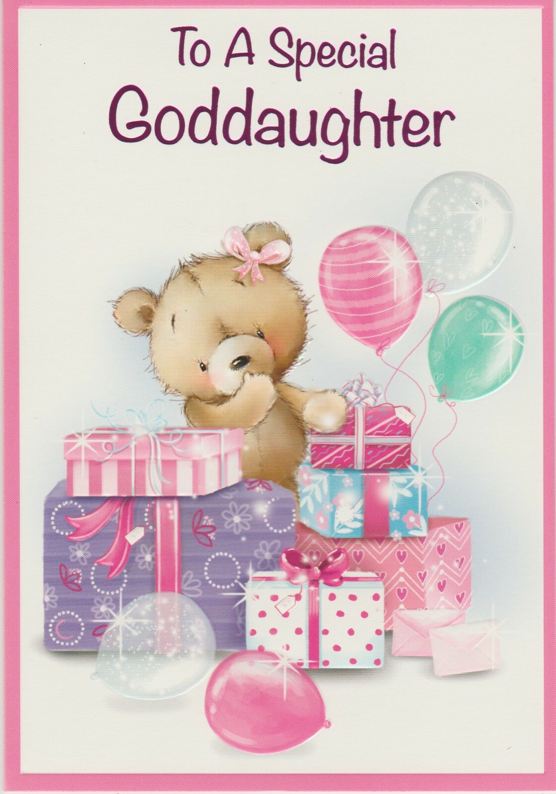 Goddaughter Birthday Card ~ To A Lovely Goddaughter ~ To A Special ...