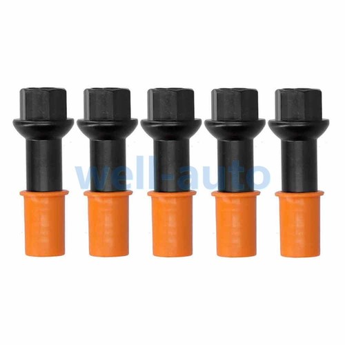 5X Wheel Lug Bolts Nuts 0009907607 For Benz S400L S500 GLC 200 GLC 300 ...