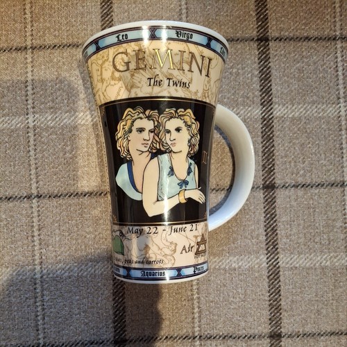 Dunoon - Zodiac Mug - GEMINI - Twins - By Jack Dadd - Scottish Fine ...