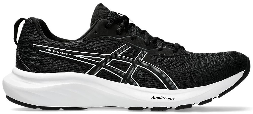 Size 10.5 - Asics Gel Contend 9 Black White for sale online | eBay