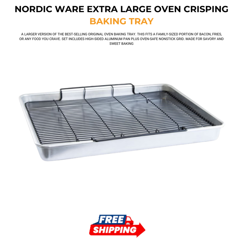 Nordic Ware Extra Large Oven Crisping Baking Tray Free Shipping | eBay