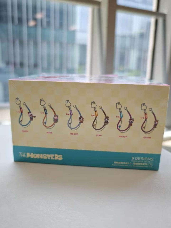 Labubu THE MONSTERS Let's Checkmate Series-Pendant Blind Box x 6 ...