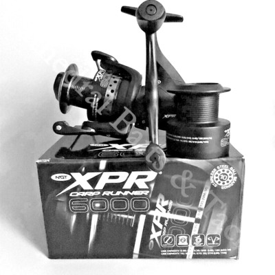 Carp Fishing NGT XPR 6000 10BB Fishing Deluxe Twin Handle Bait Runner ...
