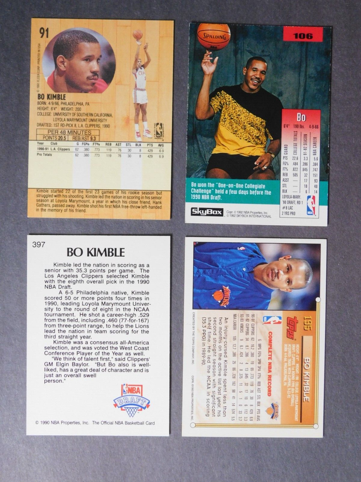 Bo Kimble 4 Card Lot | eBay