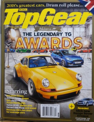 BBC Top Gear Issue 316 Legendary TG Awards 2018s Greatest Cars FREE ...