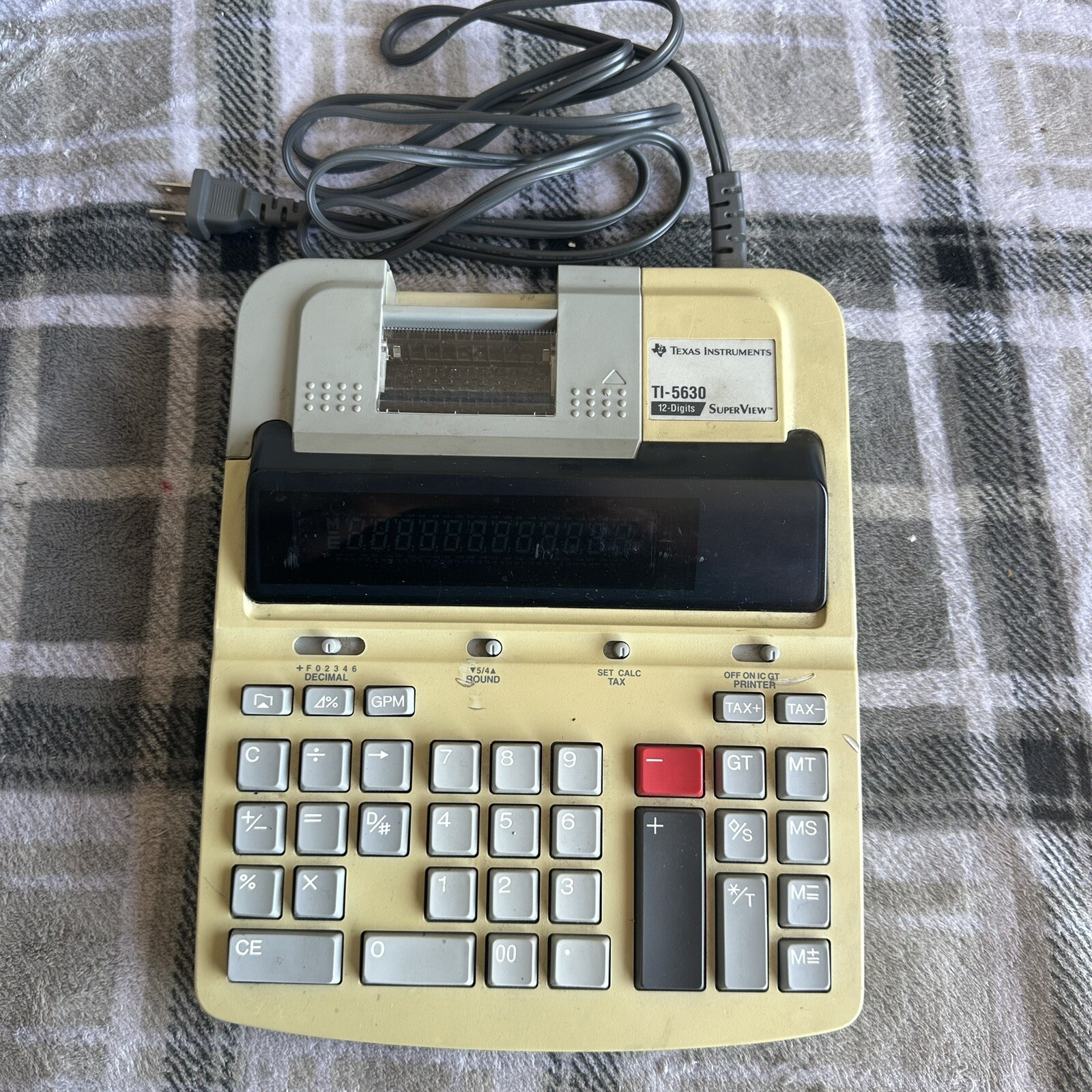 Texas Instruments TI-5630 Superview 12-Digits Electronic Calculator ...
