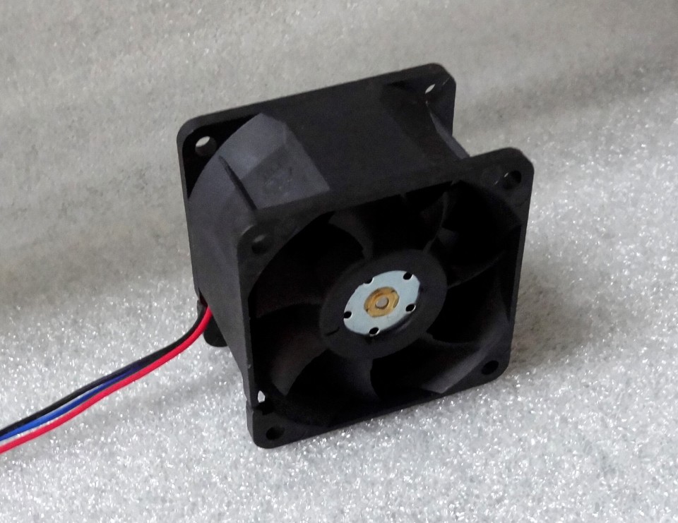Delta 60mm x 38mm High Airflow Fan 12V DC 3 Wire Bare 12" Leads ...