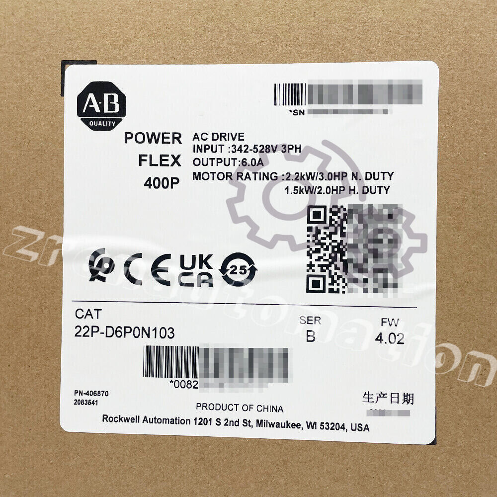 22P-D6P0N103 AB Frequency Converter AC Drive 22P-D6P0N103 Expedited ...