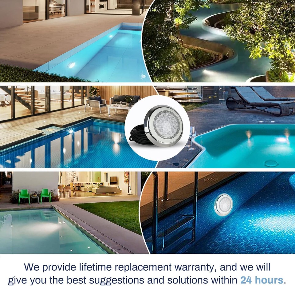 Pomeade 10” RGB LED Pool Light, with Remote, 12V 54W, SH101050 | eBay