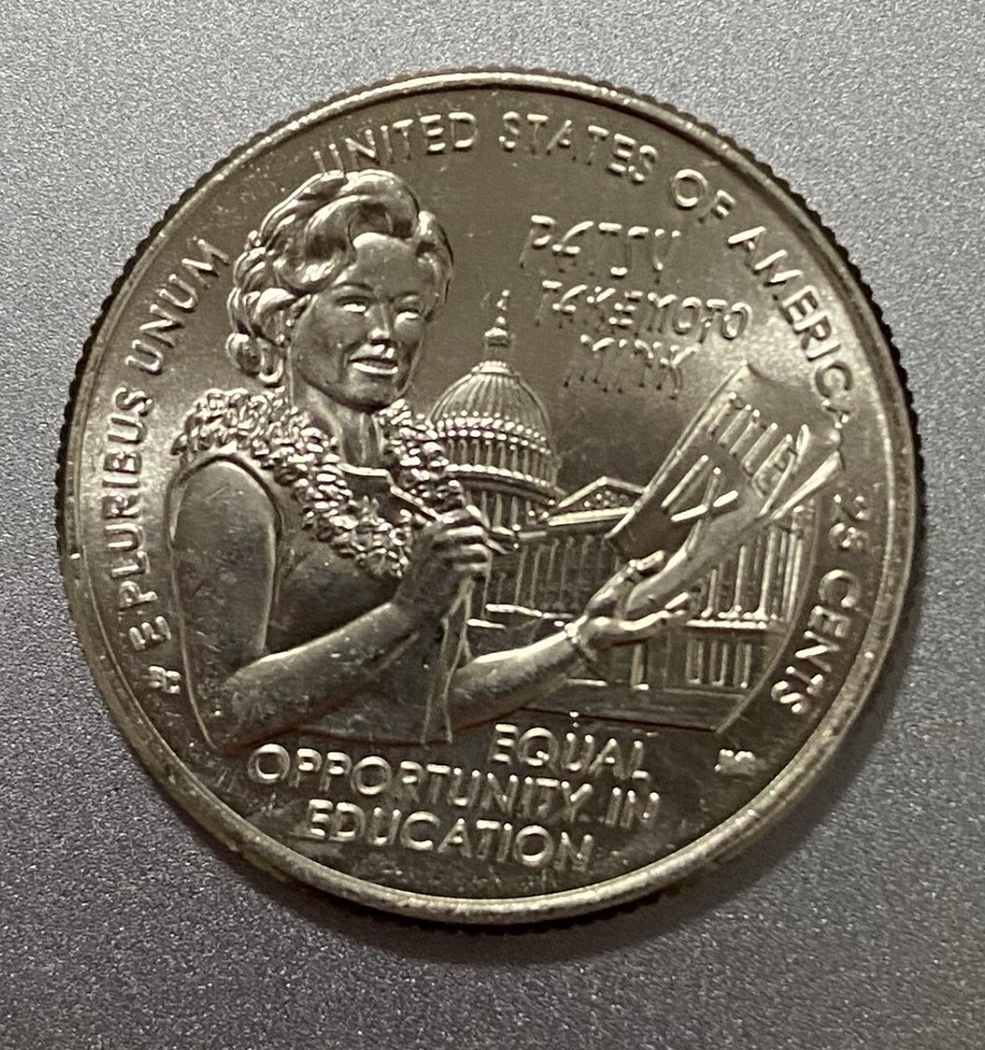 2024 RARE ERROR Quarter In COD WE TRUST Errors P PATSY TAKEMOTO MINK ...