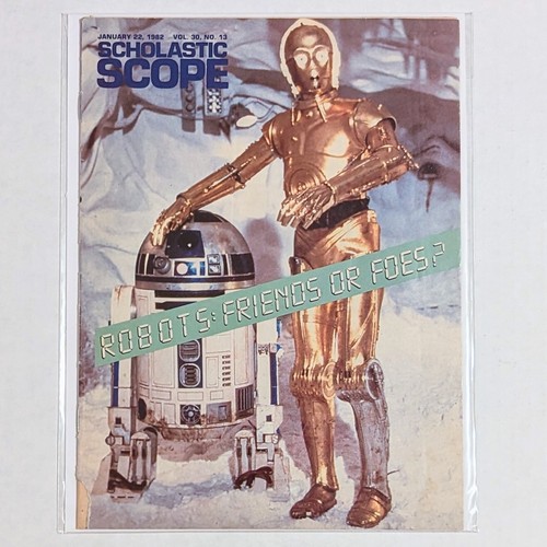 Scholastic Scope Book Star Wars January 22, 1982 Robots:Friends or Foes ...