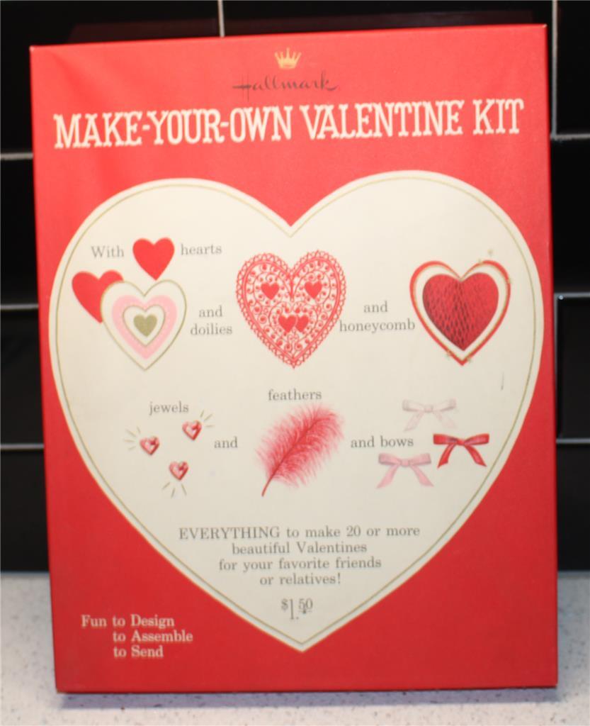Make Your Own Valentines Kit 30 Pieces Valentine's Day Craft Kits DIY
