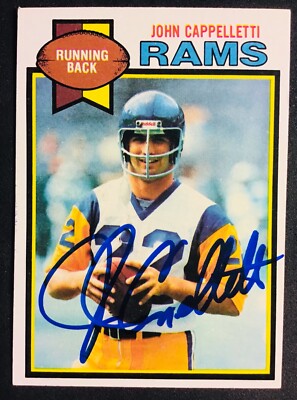 PENN STATE Rams HEISMAN JOHN CAPPELLETTI autograph signed auto 1979 ...