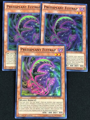 YUGIOH PREDAPLANT FLYTRAP FUEN-EN006 1ST SUPER X3 (NM) | eBay